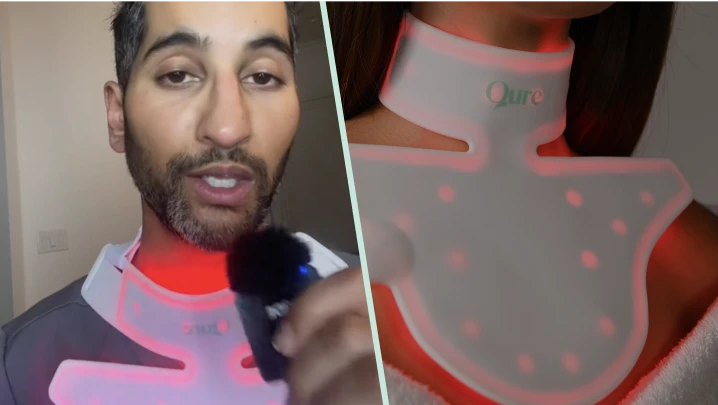 Red Light Neck Mask | Skin Rejuvenating LED Therapy Device